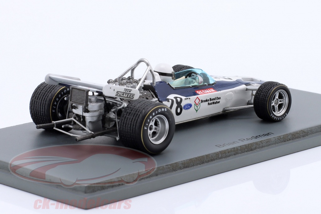 Spark 1:43 Brian Redman Surtees TS7 #28 7mo Sudáfrica GP fórmula 1 1971 ...