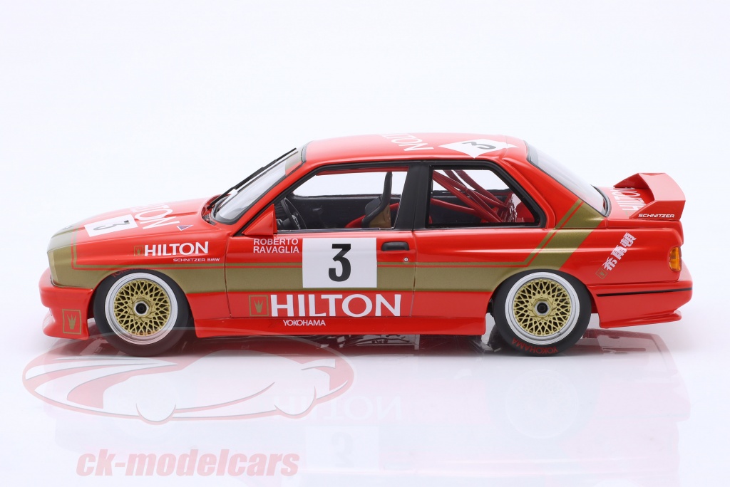 Minichamps 1:18 BMW M3 #3 Winner Macau Guia Race 1987 Roberto Ravaglia 155872003 model car ...