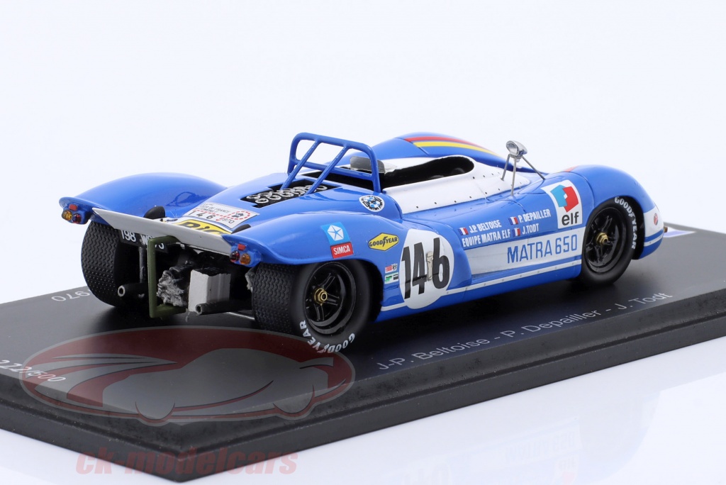 Spark 1:43 Matra Simca MS650 #149 ganador Rallye Tour de France ...