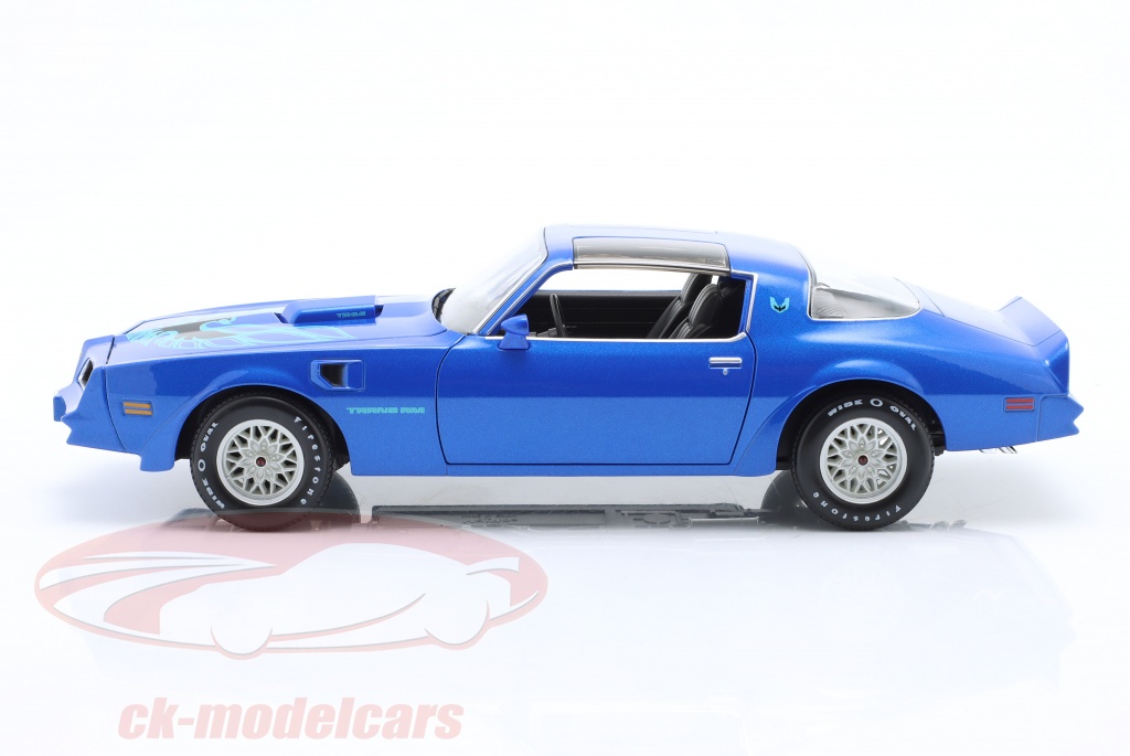 Maisto 1:18 Pontiac Firebird Trans Am year 1978 blue 31464BL model car ...