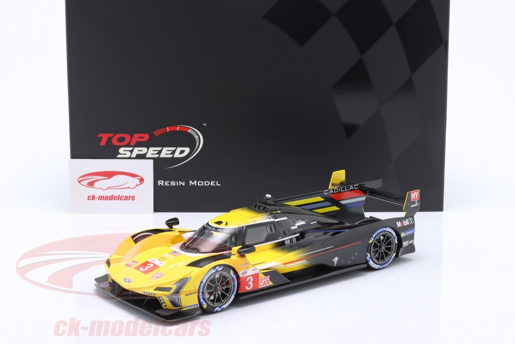 True Scale 1:18 Cadillac V-Series.R #3 4ème 24h LeMans 2023 Cadillac Racing TS0516 modèle ...