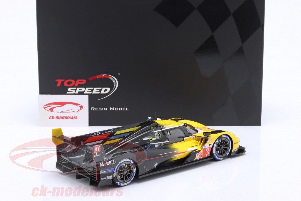 True Scale 1:18 Cadillac V-Series.R #3 4th 24h LeMans 2023 Cadillac Racing TS0516 model car ...