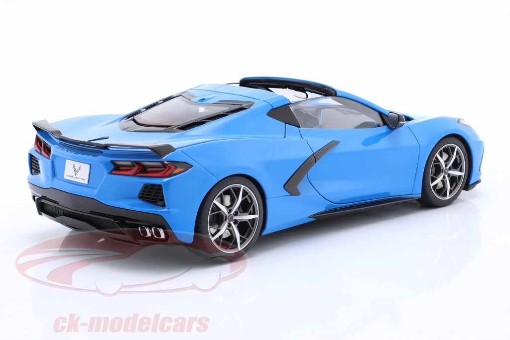 AUTOart 1:18 Chevrolet Corvette C8 Stingray Z51 year 2020 rapidblue ...