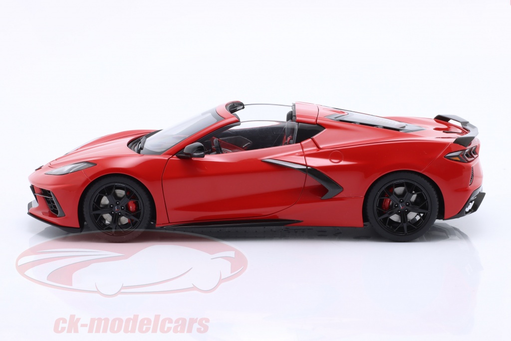 AUTOart 1:18 Chevrolet Corvette C8 Stingray Z51 year 2020 torch red ...
