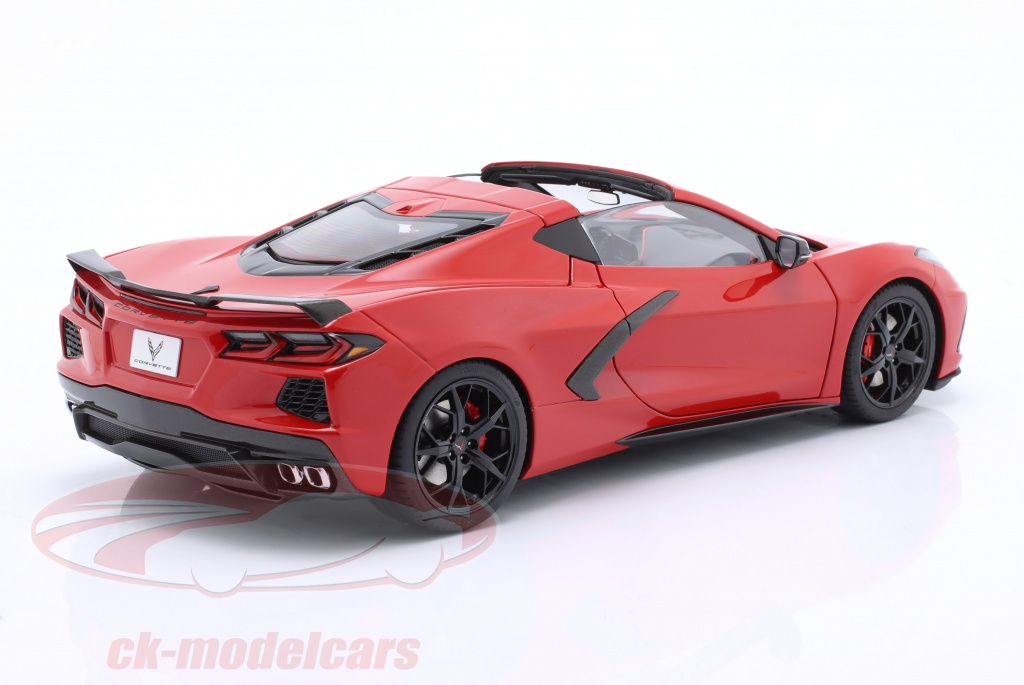 AUTOart 1:18 Chevrolet Corvette C8 Stingray Z51 year 2020 torch red ...