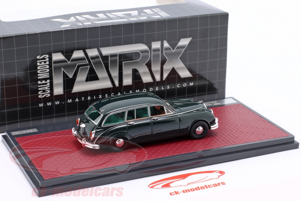 Matrix 1:43 Jaguar Mk II Country Estate year 1963 dark green MX41001 ...