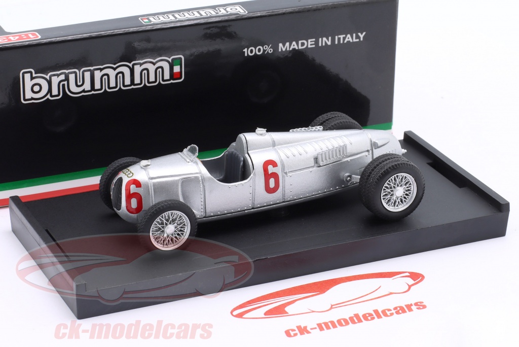 Brumm 1:43 Auto Union Typ C #6 16km Route Gemellate 1936 R110 model ...