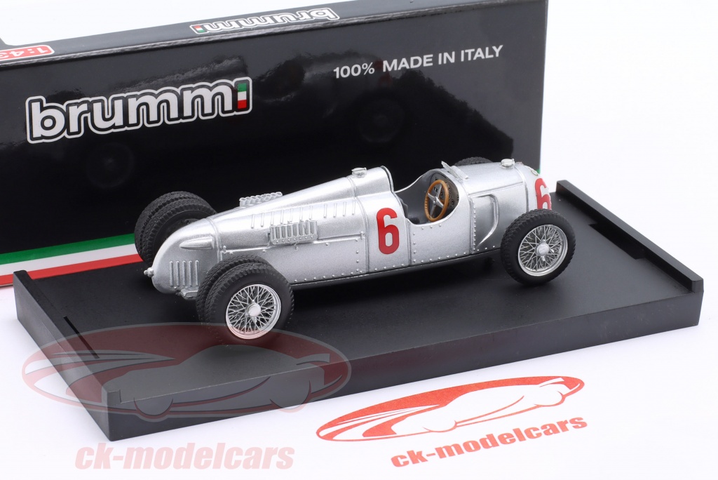 Brumm 1:43 Auto Union Typ C #6 16km Route Gemellate 1936 R110 model car ...