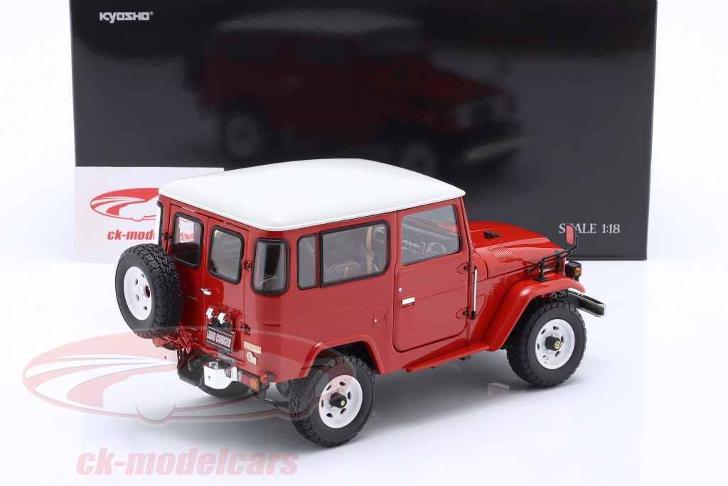 Kyosho 1:18 Toyota Land Cruiser FJ40 year 1980 red 08971R model car 08971R 4548565458912