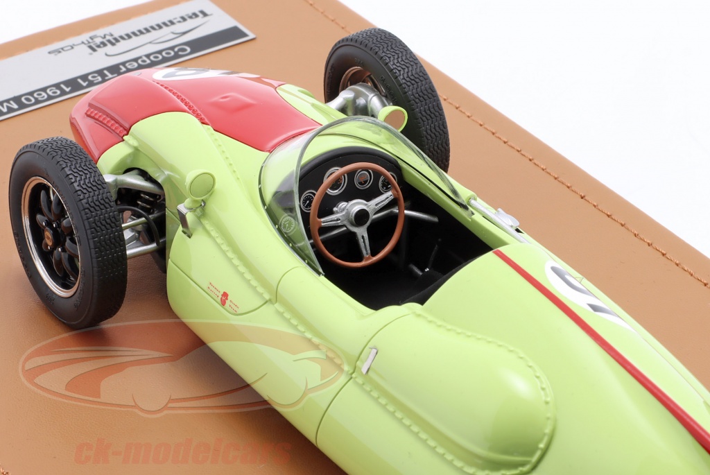 Tecnomodel 1:18 Tony Brooks Cooper T51 #18 4th Monaco GP fórmula 1 1960 ...