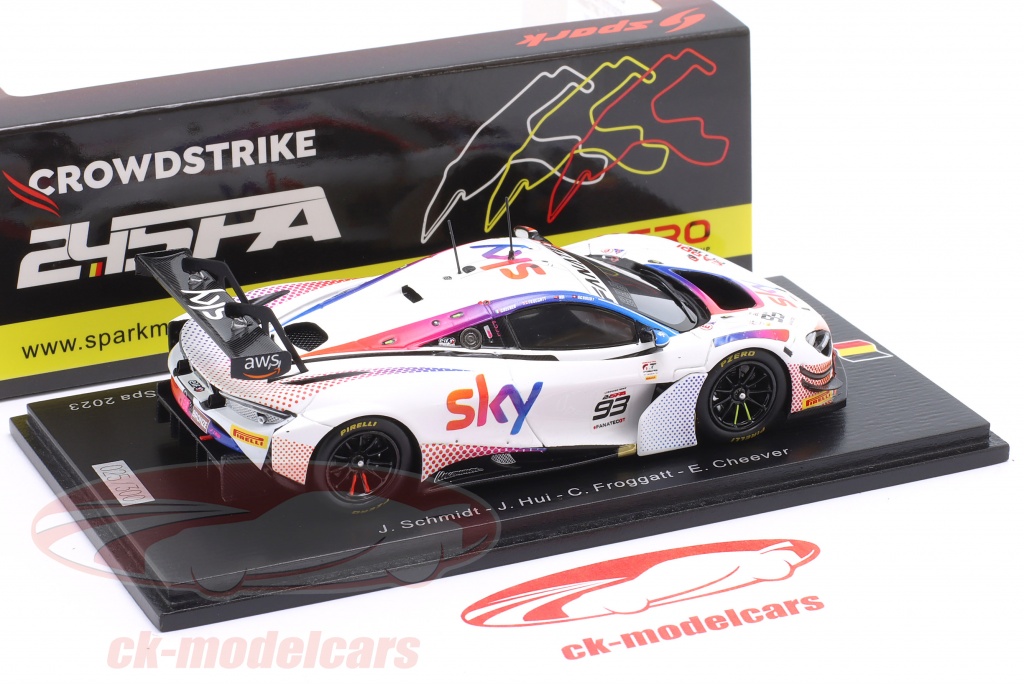 Spark 1:43 McLaren 720S GT3 Evo #93 24h Spa 2023 Sky Tempesta Racing ...