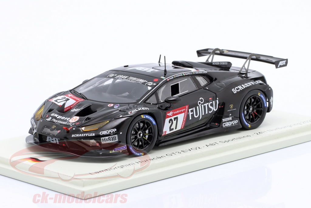 Spark 1:43 Lamborghini Huracan GT3 Evo2 #27 9ème 24h Nürburgring 2023 ...