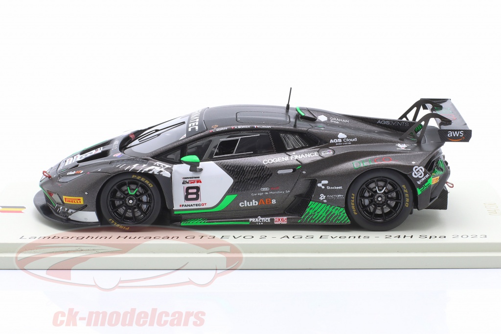 Spark 1:43 Lamborghini Huracán GT3 Evo2 #8 24h Spa 2023 AGS Events ...