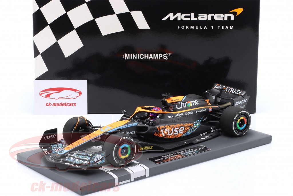 Minichamps 1:18 Daniel Ricciardo McLaren MCL36 #3 Abu Dhabi GP Formula ...
