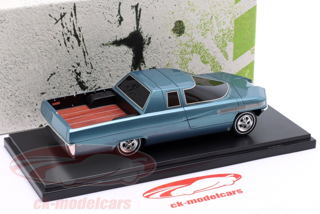 AutoCult 1:43 Ford Ranger II Pick-Up Concept Car 1966 blau metallic ...