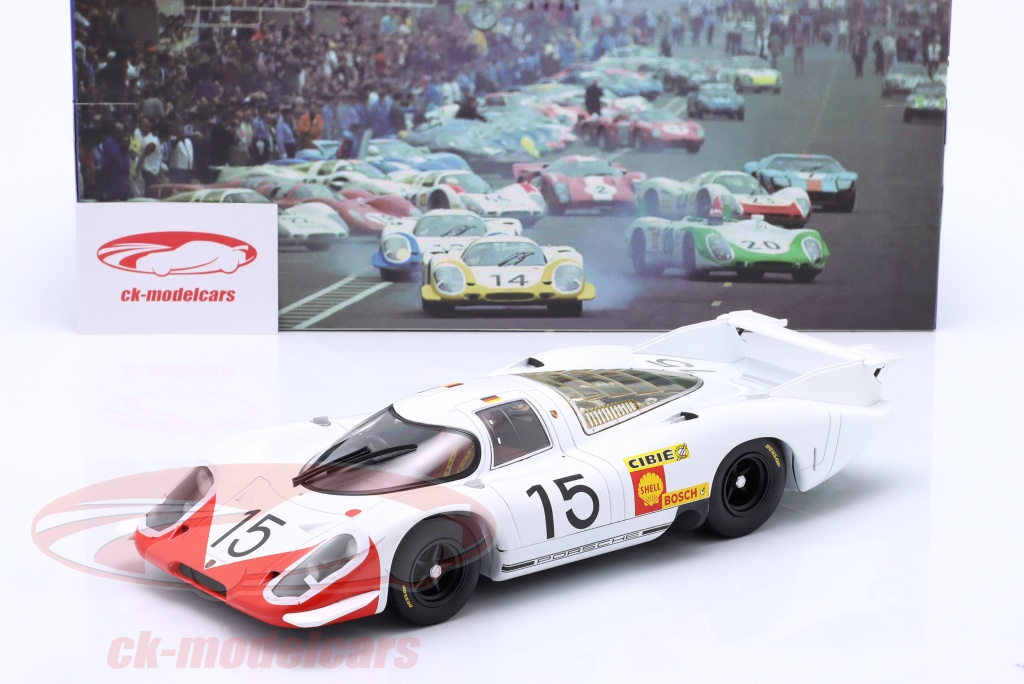 WERK83 1:18 Porsche 917 LH #15 24h LeMans 1969 Linge, Redman, Lins ...