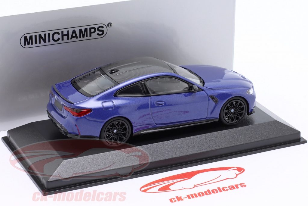 Minichamps 1:43 BMW M4 Competition cupé (G82) 2021 portimão azul ...