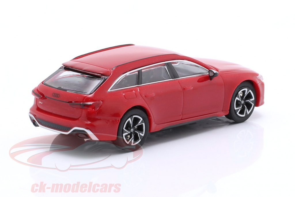 Minichamps 1:87 Audi RS 6 Avant (C8) Bouwjaar 2019 rood metalen ...