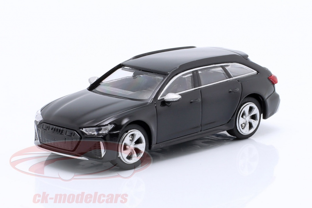 Minichamps 1:87 Audi RS 6 Avant (C8) Baujahr 2019 schwarz metallic ...