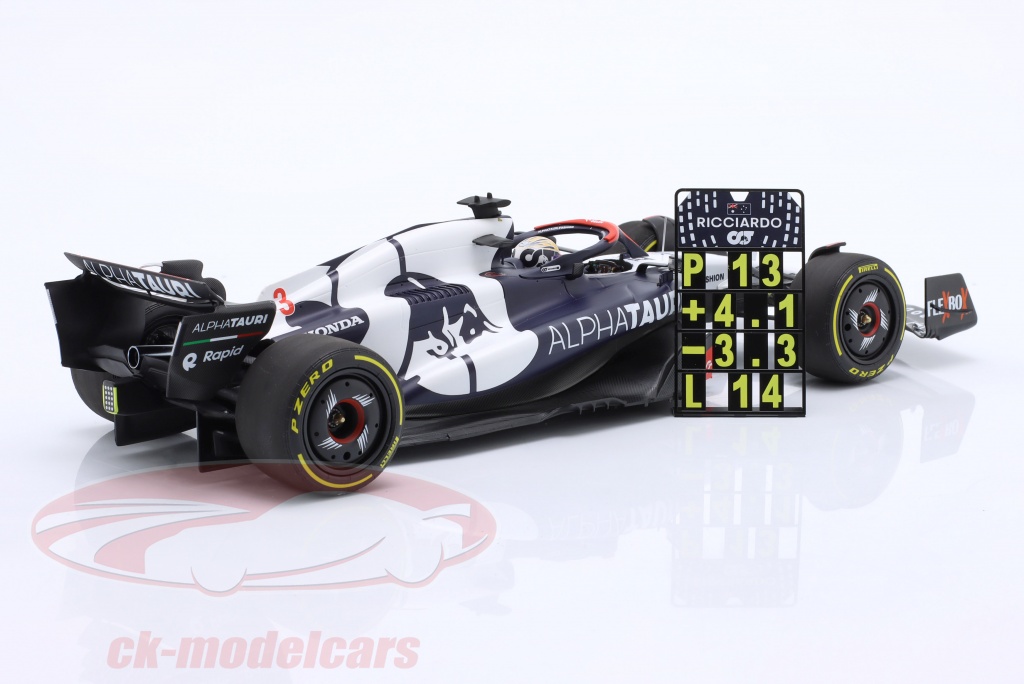 Minichamps 1:18 Daniel Ricciardo Alpha Tauri AT04 #3 Hungarian GP ...