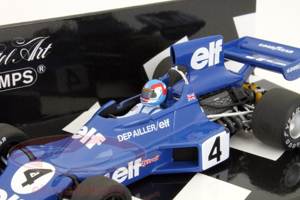 Minichamps 1:43 Patrick Depailler Tyrrell 007 /01 Formula 1 1974 400740004 model car 400740004 ...