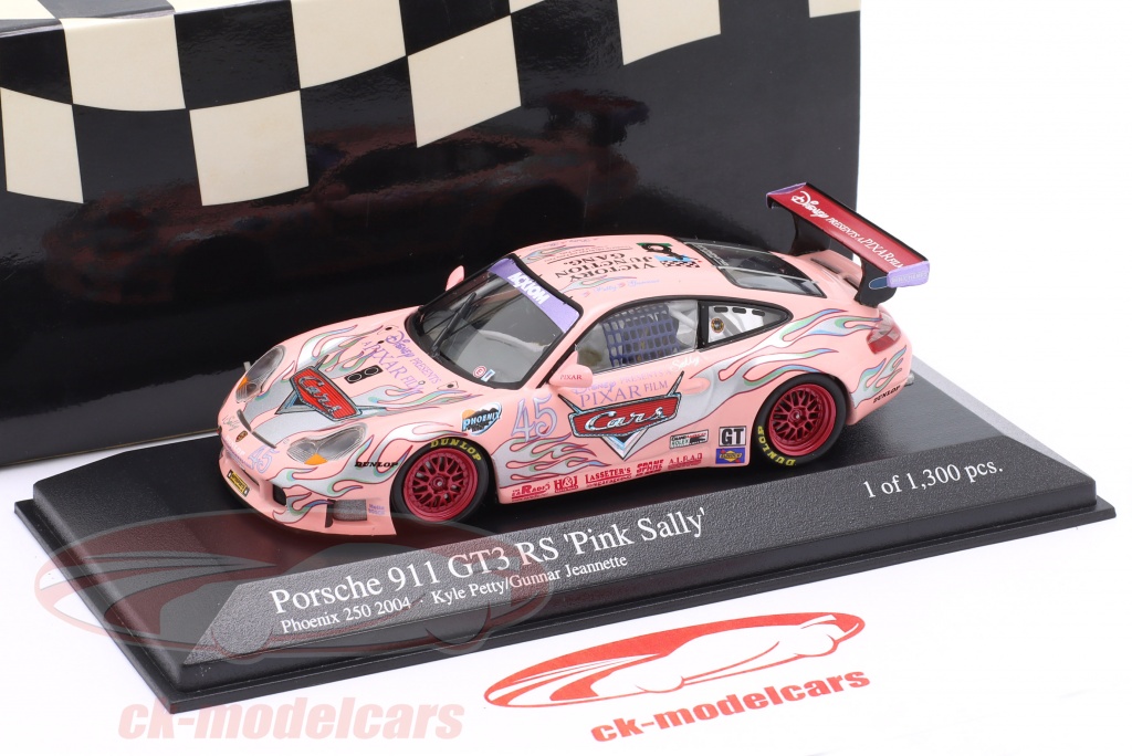 Minichamps 1:43 Porsche 911 GT3 RS Pink Sally #45 Phoenix 250 2004 ...