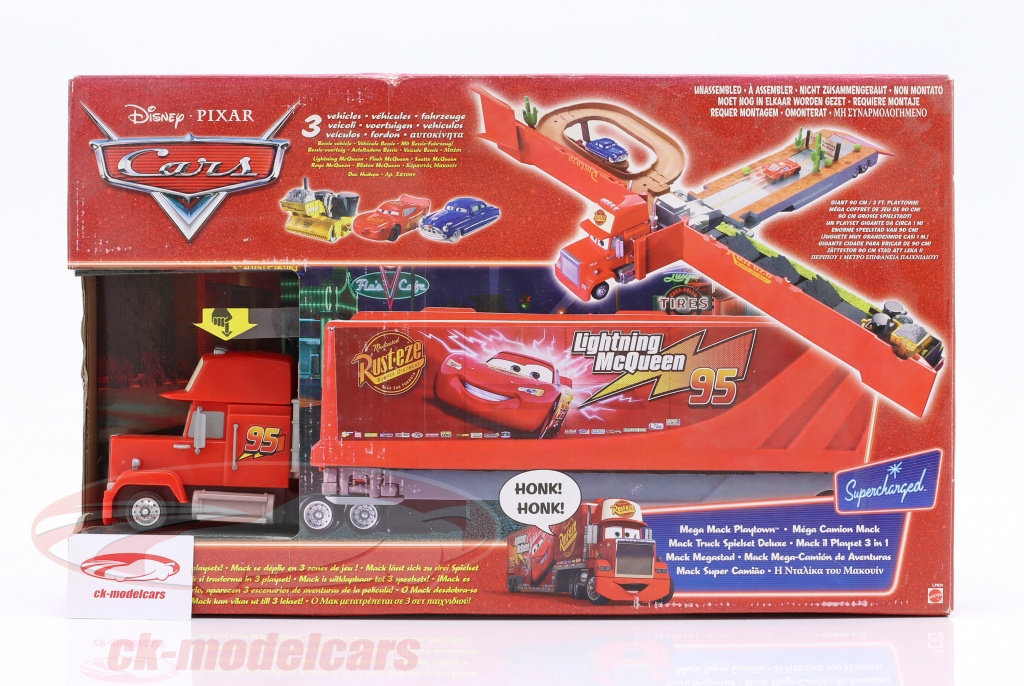 Mattel Disney Pixar Cars Mack Truck Spielset Deluxe L7531 Modellauto ...