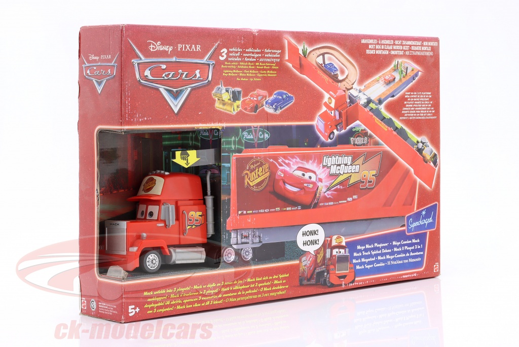 Mattel Disney Pixar Cars Mack Truck Spielset Deluxe L7531 Modellauto ...