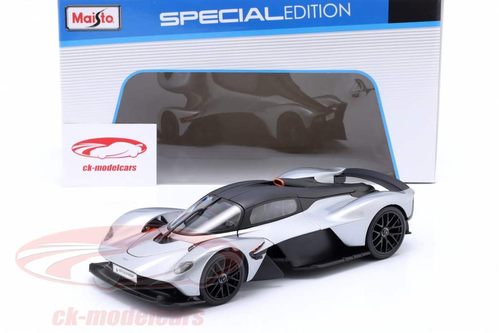 Maisto 1:18 Aston Martin Valkyrie year 2022 silver 31465 model car ...