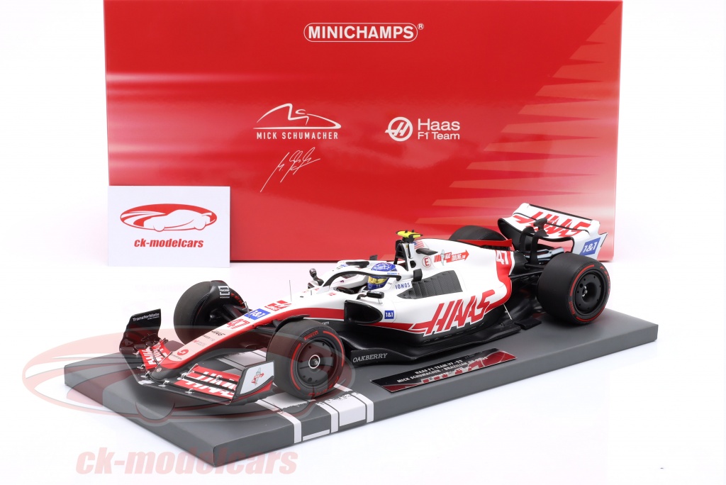 Minichamps 1:18 Mick Schumacher Haas VF-22 #47 Brazilian GP formula 1 ...