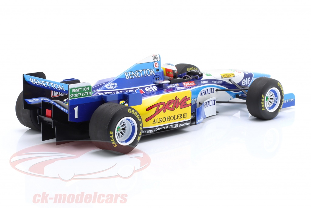 Minichamps 1:18 M. Schumacher Benetton B195 #1 Winner French GP Formula 1 World Champion 1995 ...
