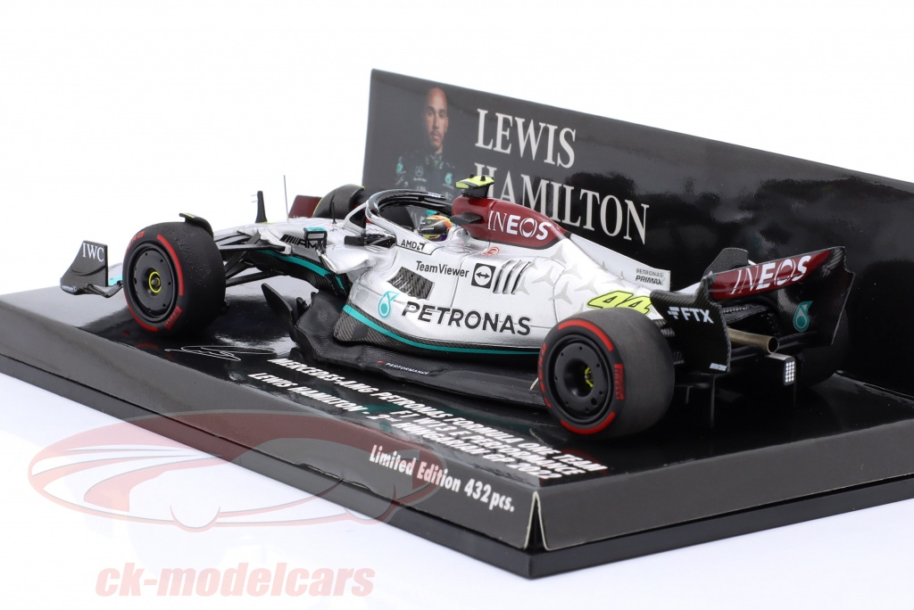 Minichamps 1:43 L. Hamilton Mercedes-AMG F1 W13 #44 2nd Ungarn GP ...