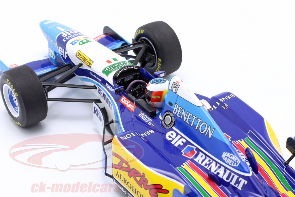 Minichamps 1:18 M. Schumacher Benetton B195 #1 Sieger Frankreich GP Formel 1 Weltmeister 1995 ...