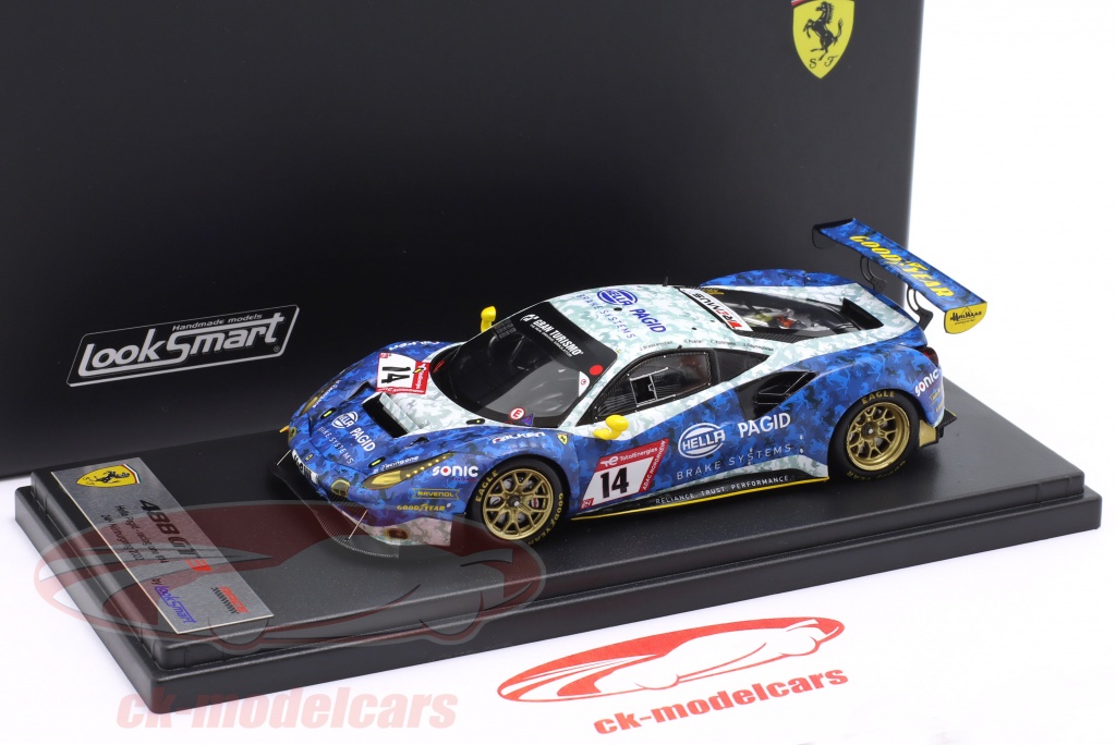 LookSmart 1:43 Ferrari 488 GT3 Evo #14 24h Nürburgring 2022 Racing One LSRC148 Modellauto ...