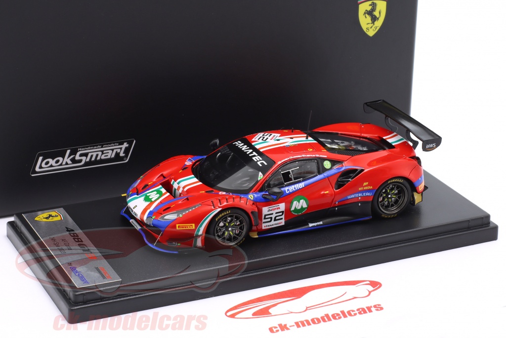 LookSmart 1:43 Ferrari 488 GT3 #52 24h Spa 2023 AF Corse LSRC177 model ...