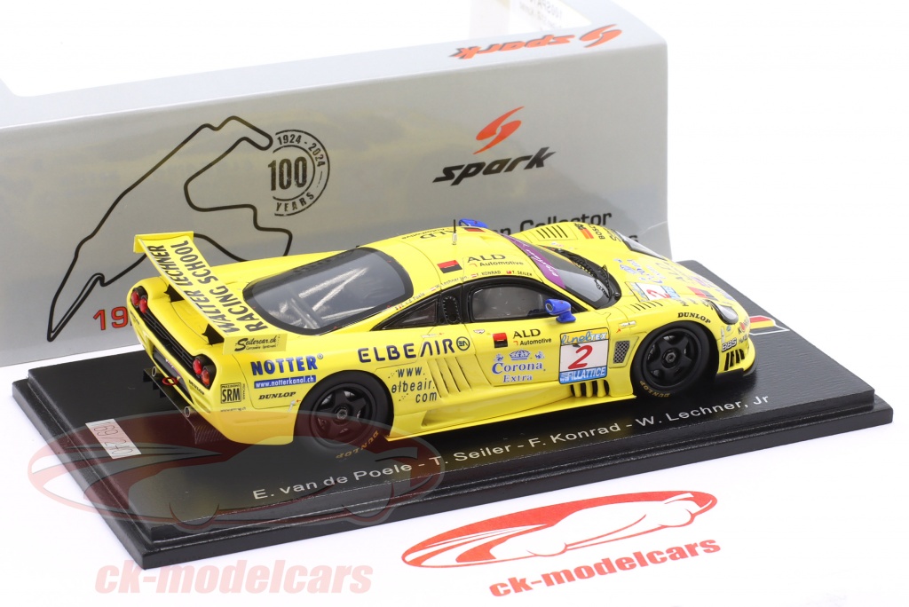 Spark 1:43 Saleen S7-R #2 24h Spa 2003 Konrad Motorsport 100SPA16 ...