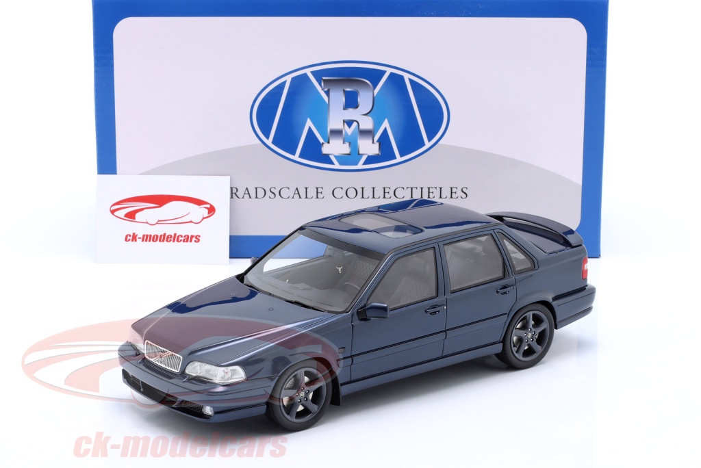 Radscale Models 1:18 Volvo S70R Año de construcción 1998 azul oscuro ...