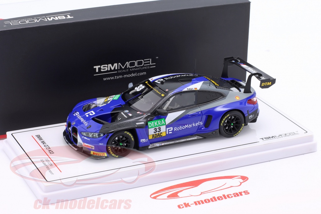 True Scale 1:43 BMW M4 GT3 #33 DTM 2023 René Rast Schubert Motorsport ...