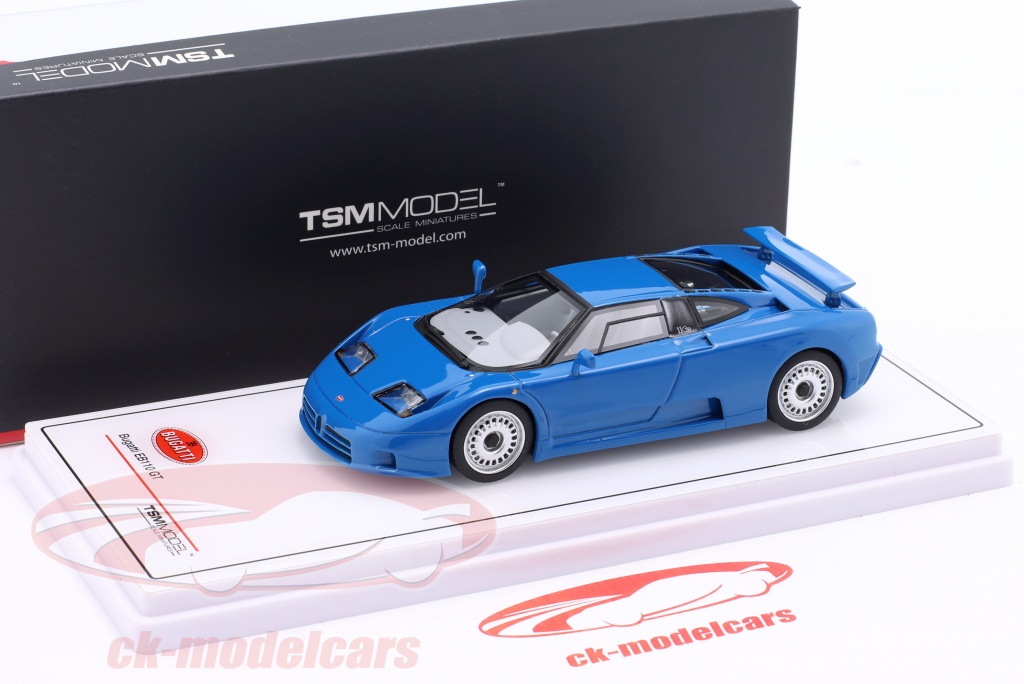 True Scale 1:43 Bugatti EB110 GT Année de construction 1992 bleu ...