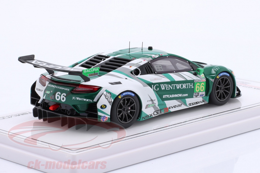 True Scale 1:43 Acura NSX GT3 Evo22 #66 24h Daytona 2023 Gradient ...