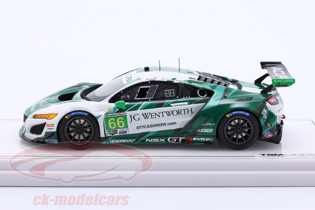 True Scale 1:43 Acura NSX GT3 Evo22 #66 24h Daytona 2023 Gradient ...