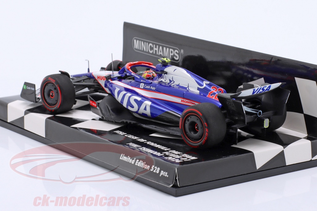 Minichamps 1:43 Yuki Tsunoda RB VCARB 01 #22 Formula 1 2024 417240122 ...