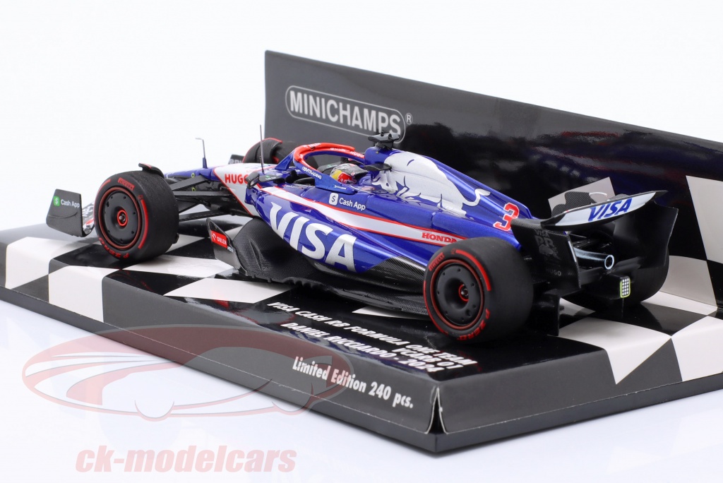 Minichamps 1:43 Daniel Ricciardo RB VCARB 01 #3 fórmula 1 2024 ...