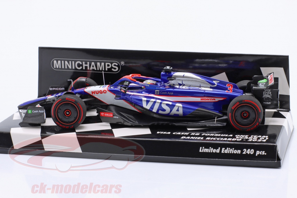 Minichamps 1:43 Daniel Ricciardo RB VCARB 01 #3 formula 1 2024 417240103 modello auto 417240103 ...