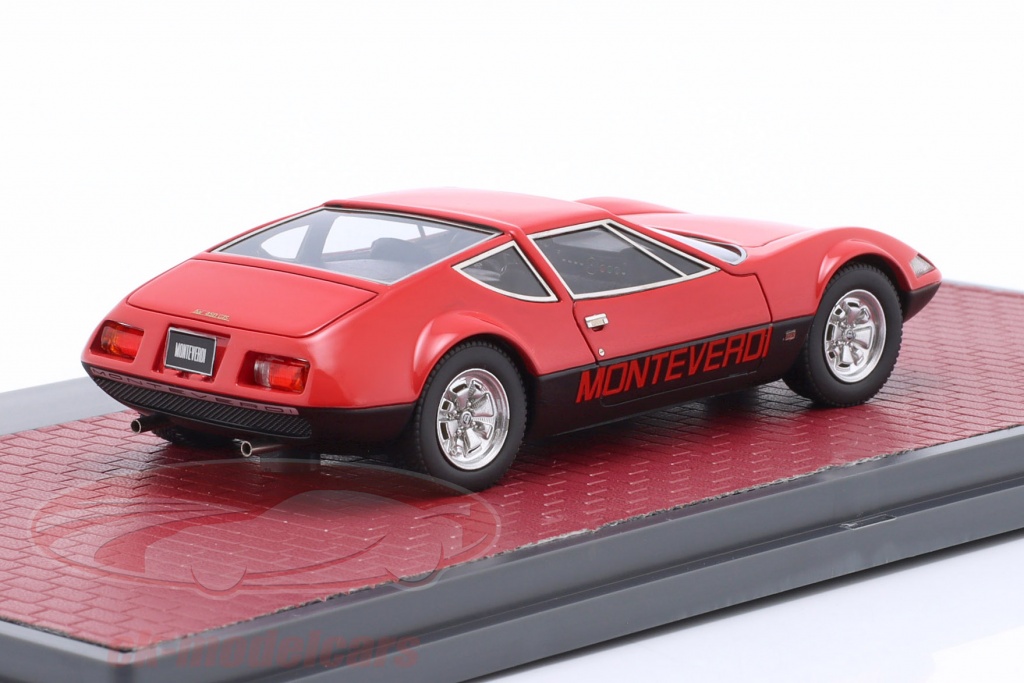 Matrix 1:43 Monteverdi Hai GTS 建設年 1973 赤 / 黒 MX41308-031 モデル 車 MX41308-031 041308031006