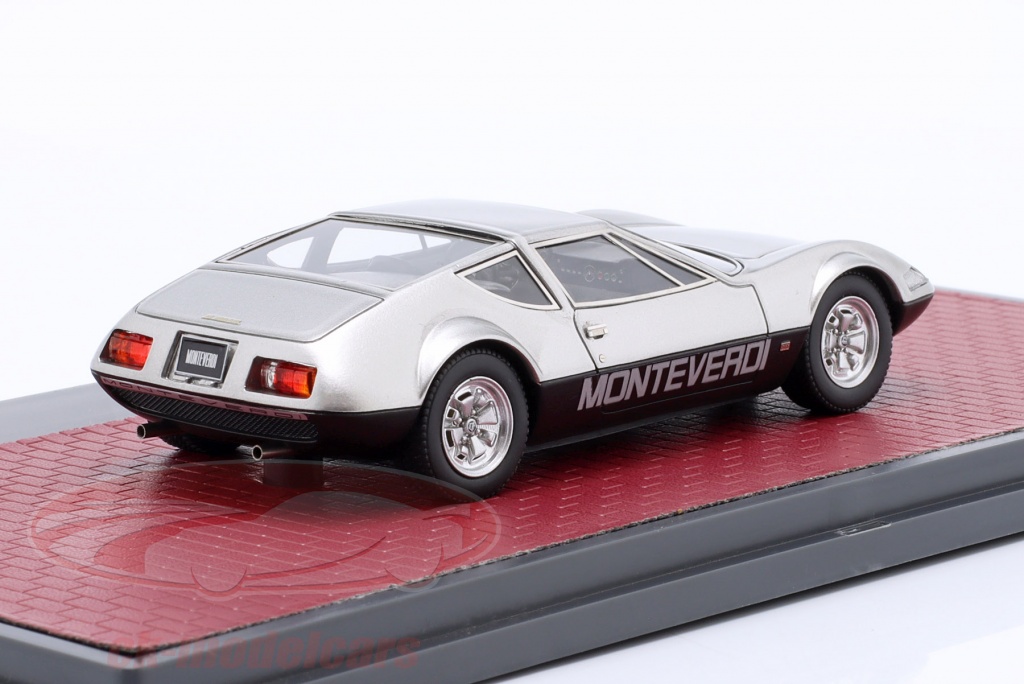 Matrix 1:43 Monteverdi Hai GTS year 1973 silver / black MX41308-032 model car MX41308-032 ...