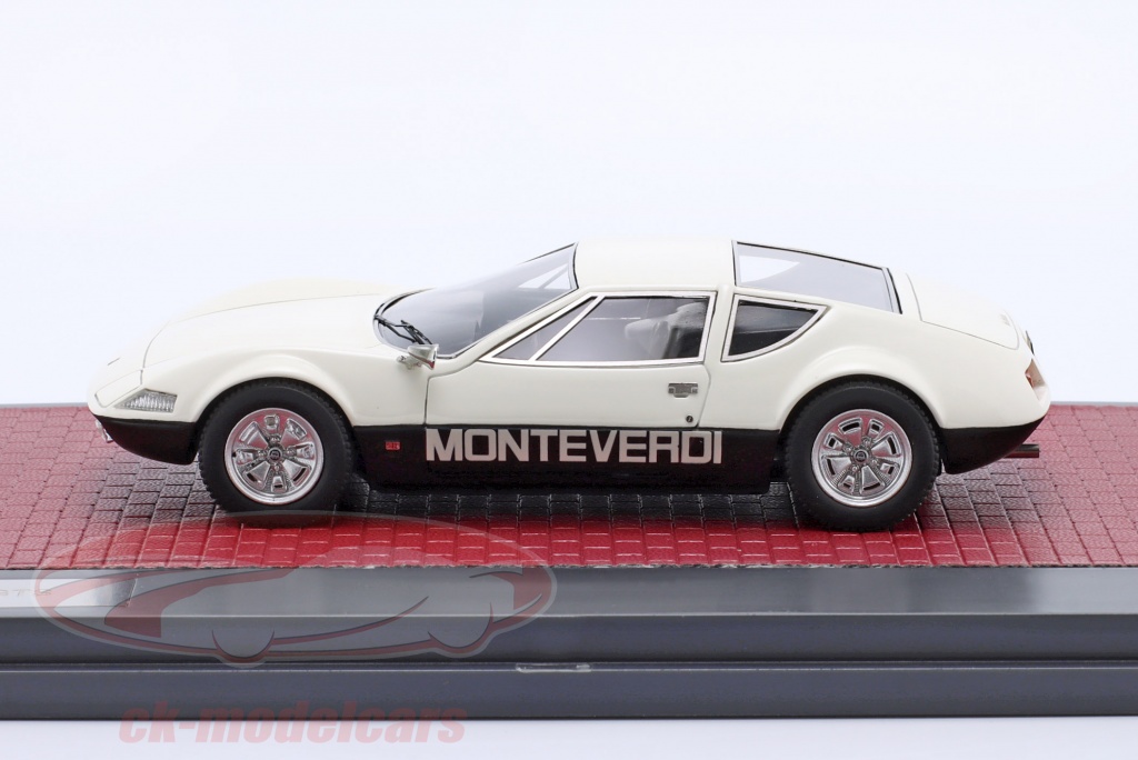 Matrix 1:43 Monteverdi Hai GTS Baujahr 1973 weiß / schwarz MX41308-033 Modellauto MX41308-033 ...