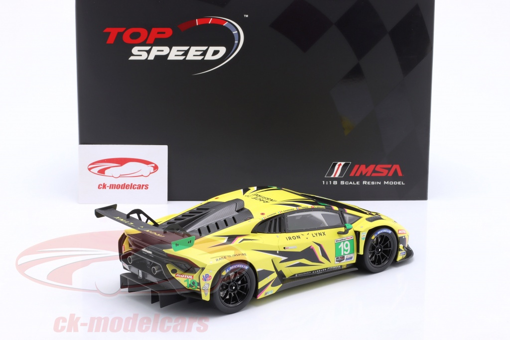 True Scale 1:18 Lamborghini Huracan GT3 Evo2 #19 24h Daytona 2023 Iron ...