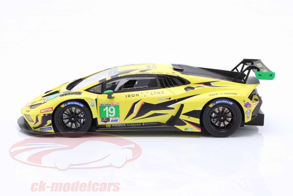 True Scale 1:18 Lamborghini Huracan GT3 Evo2 #19 24h Daytona 2023 Iron ...