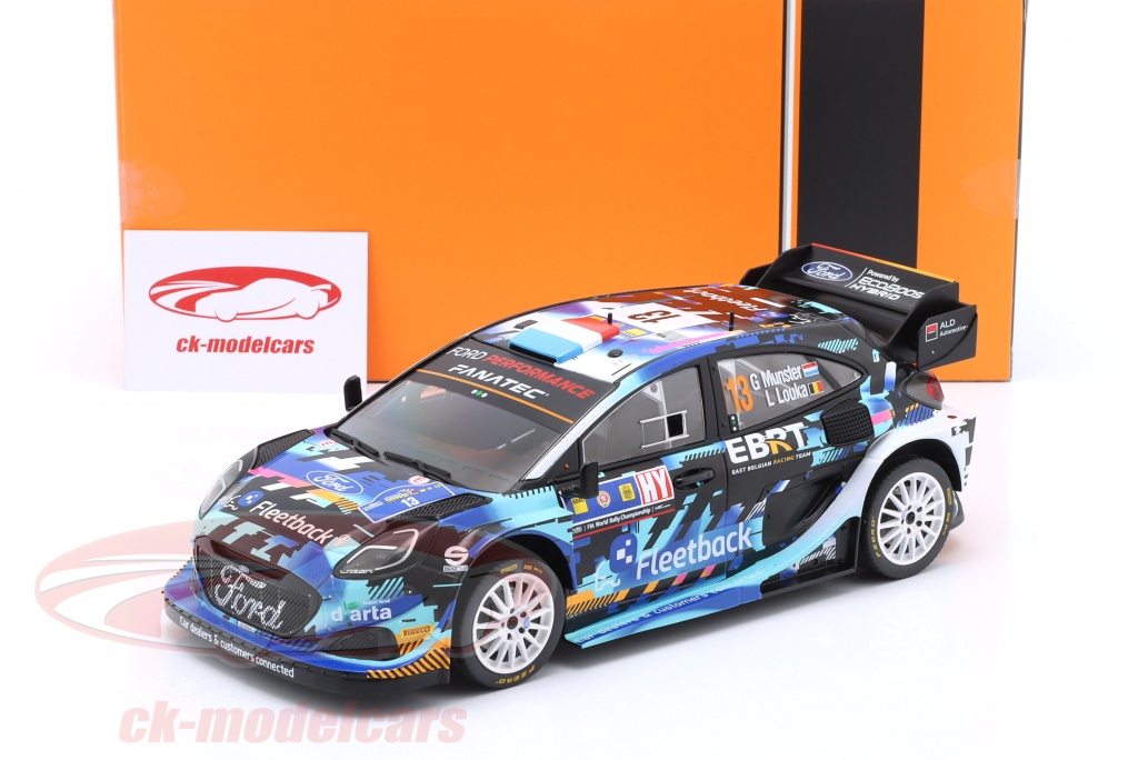 Ixo 1:18 Ford Puma Rally1 Hybrid #13 7th Rallye Mitteleuropa 2023 ...
